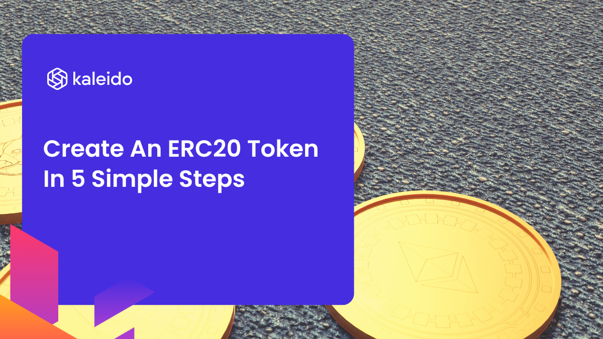 Create An ERC20 Token | 5 Simple Steps